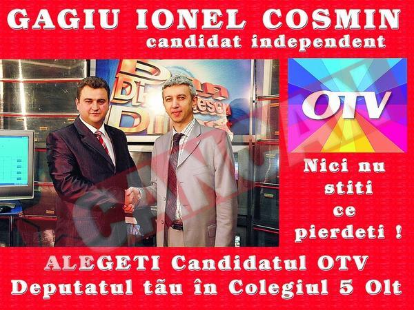 Cosmin Gagiu- candidatul OTV-ului in Caracal