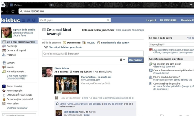 VEZI FOTO Uite cum arata Facebook-ul unui cocalar manelist! E ...