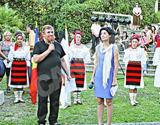 Lavinia Sandru, gazda si la italieni! Festivalul Callatis a inceput la Roma