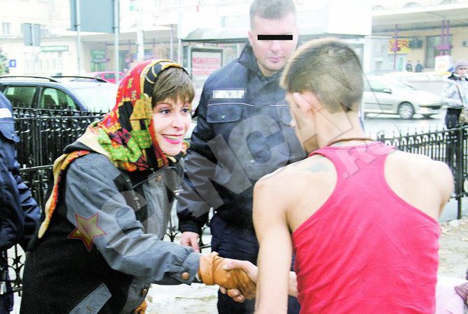 Printesa Lia le-a dus oamenilor fara adapost mancare pregatita de ...