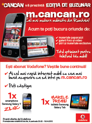 m.cancan.ro, cel mai modern mobisite din Romania! El a intrat zilnic pe ...