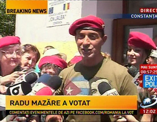 Alegeri locale. Radu Mazare a votat la Constanta: "Am venit insotit de 'grijile' mele de zi si ...
