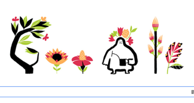 Astazi este echinoctiu de primavara! Google a creat un logo special ...