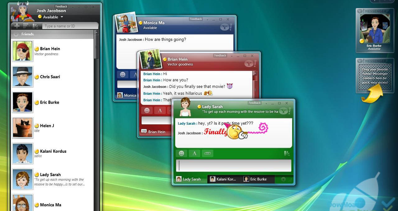 Mai tii minte “batranul” Yahoo Messenger? S-a reinventat si are functii ...