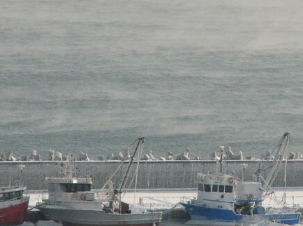 Acest fenomen spectaculos a fost filmat pe Marea Neagră. Apa părea că ...