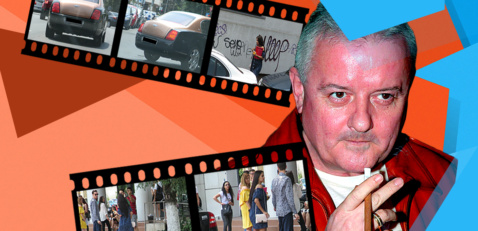 Iri își duce iubita cu Bentley-ul la școală!