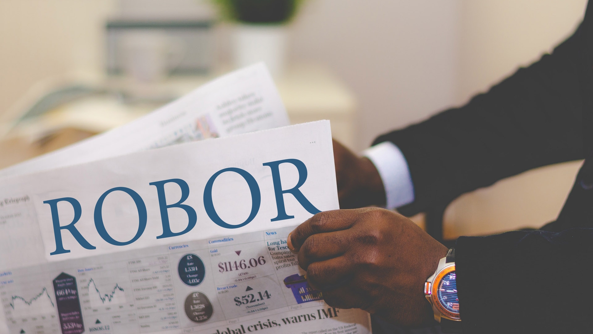 Robor își contină creșterea, indicele la 3 luni trece de 3,41%