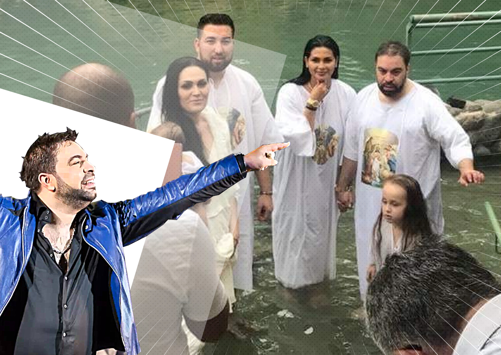 Florin Salam s-a botezat în Iordan!