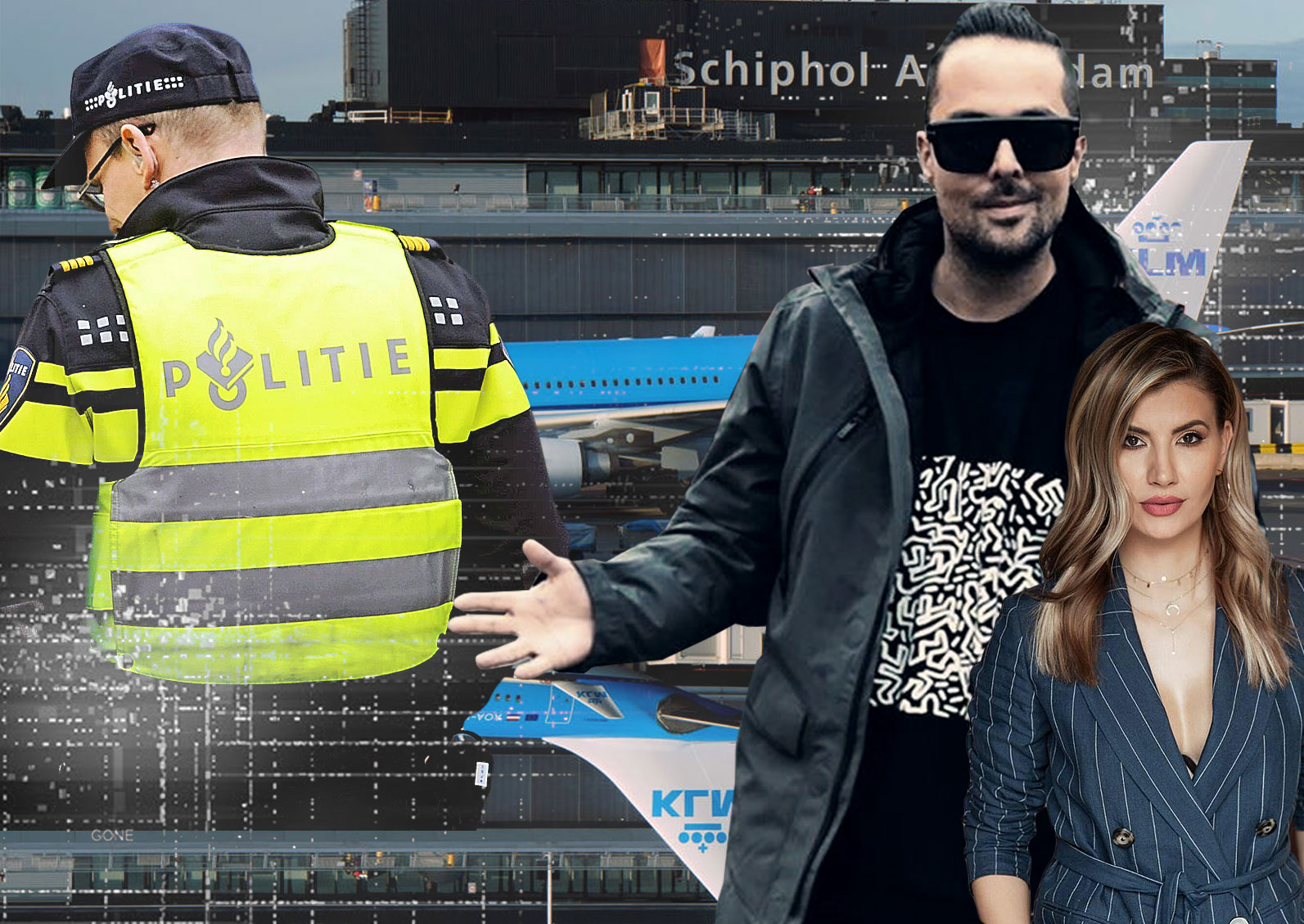 Tudor (Fly Project) era pe aeroportul din Amsterdam în timpul alertei