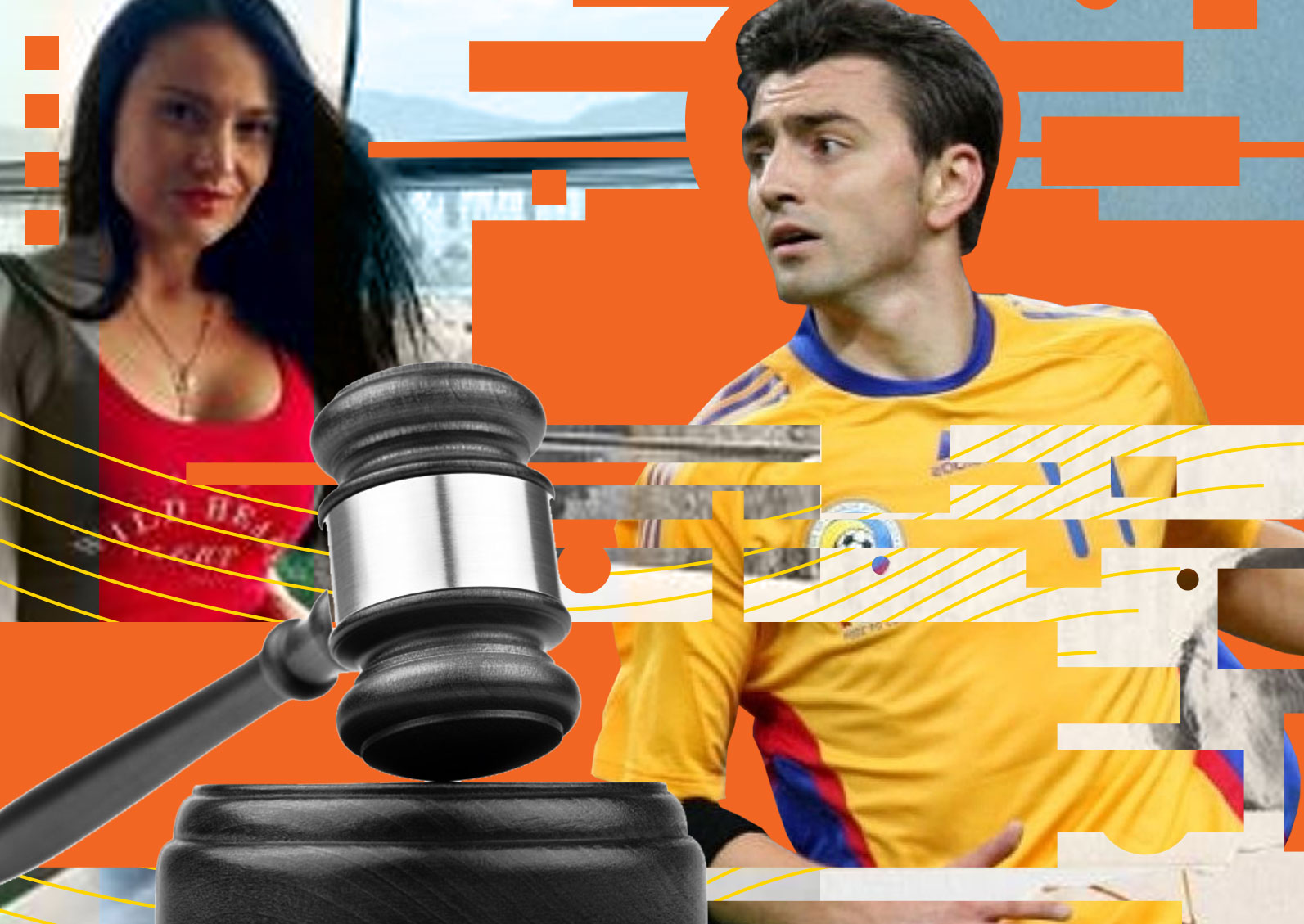 Fotbalistul lui Gigi Becali și-a dat fosta soție în judecată! Motivul ...