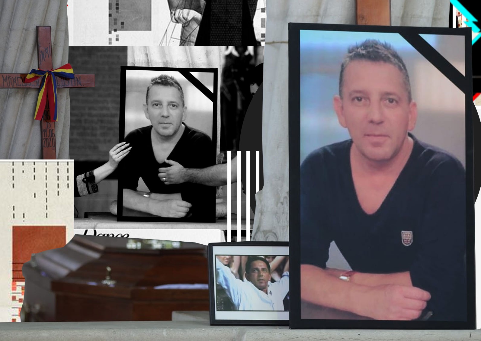 Imagini în exclusivitate de la înmormântarea lui Costin Mărculescu