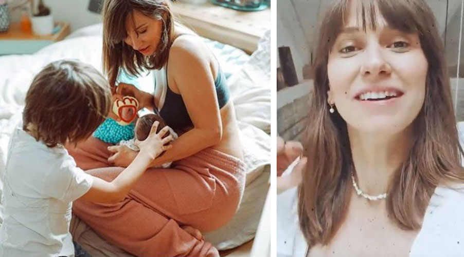 Dana Rogoz nu îi mai ascunde fața fetiței sale! E superbă Lia Elena ...