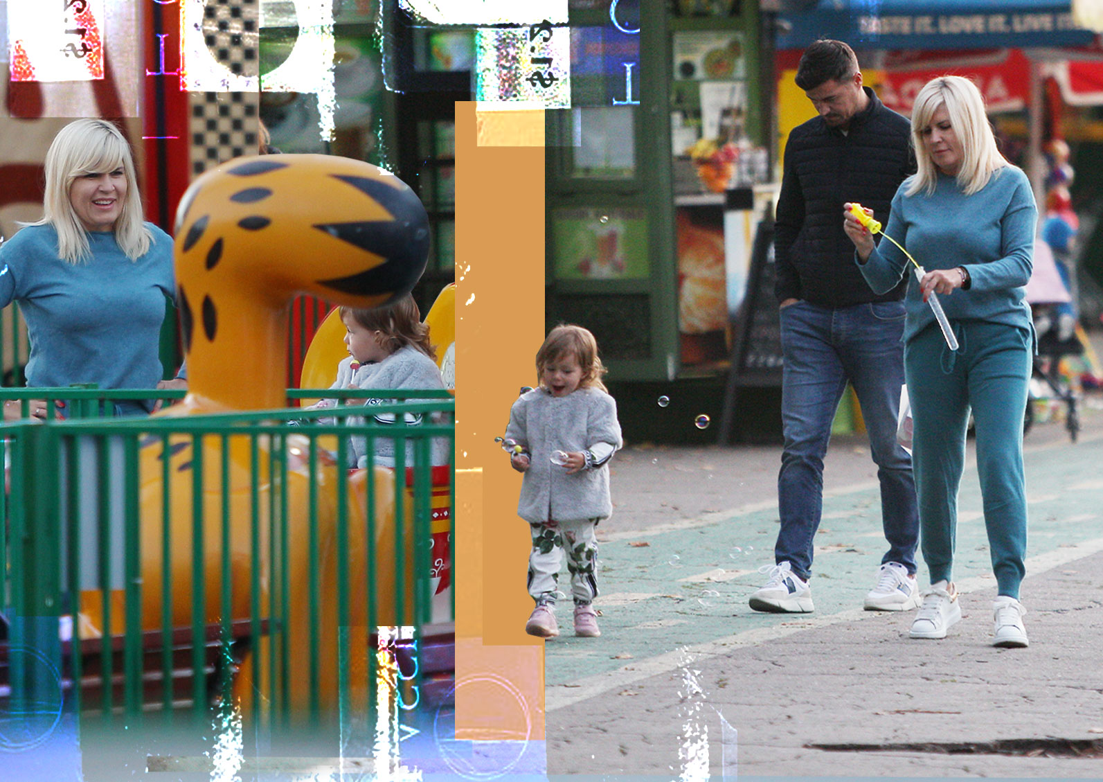 Elena Udrea a făcut baloane în parc pentru fetița ei. Soțul s-a ocupat ...