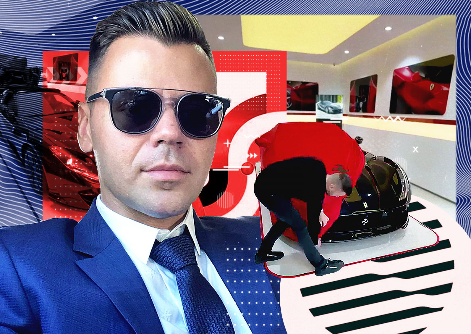 "Prințișorul imobiliarelor" din Cluj a apărut în Capitală cu un Ferrari ...