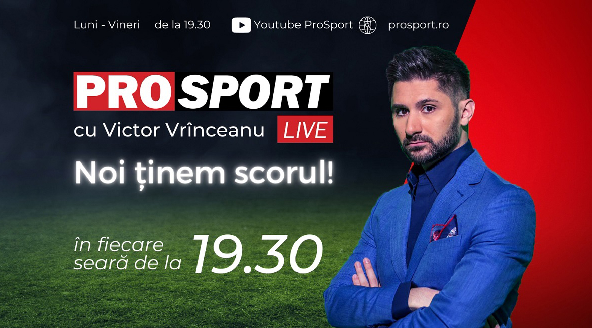 Noi ținem scorul! PROSPORT LIVE cu Victor Vrînceanu din 15 martie de la ...