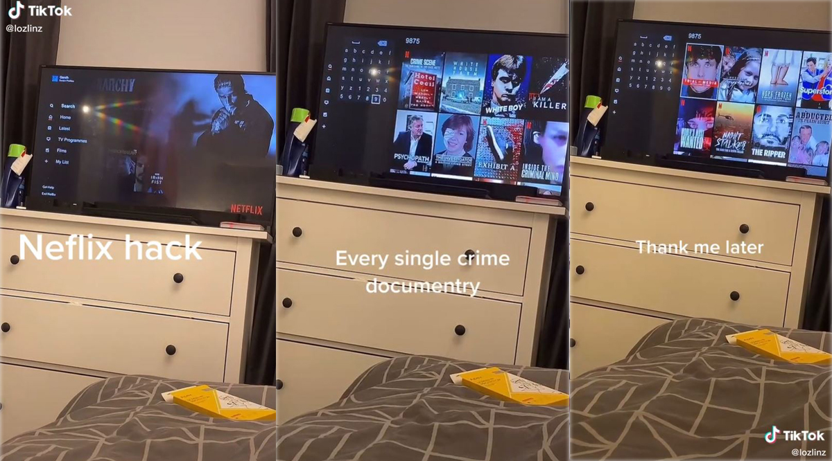 O tânără a găsit pe Netflix un cod secret care te ajută să vezi ...