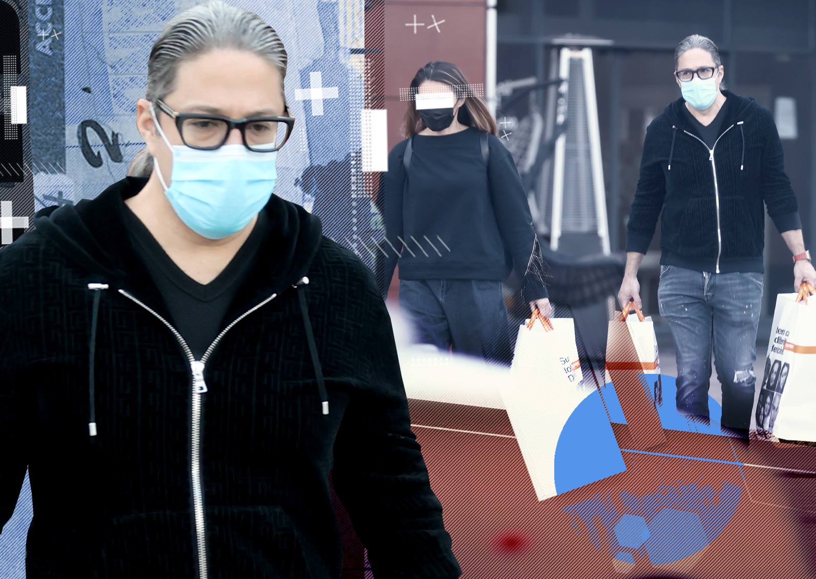 Renert Gad e ocupat până peste cap. Sesiune de cumpărături cu o șatenă