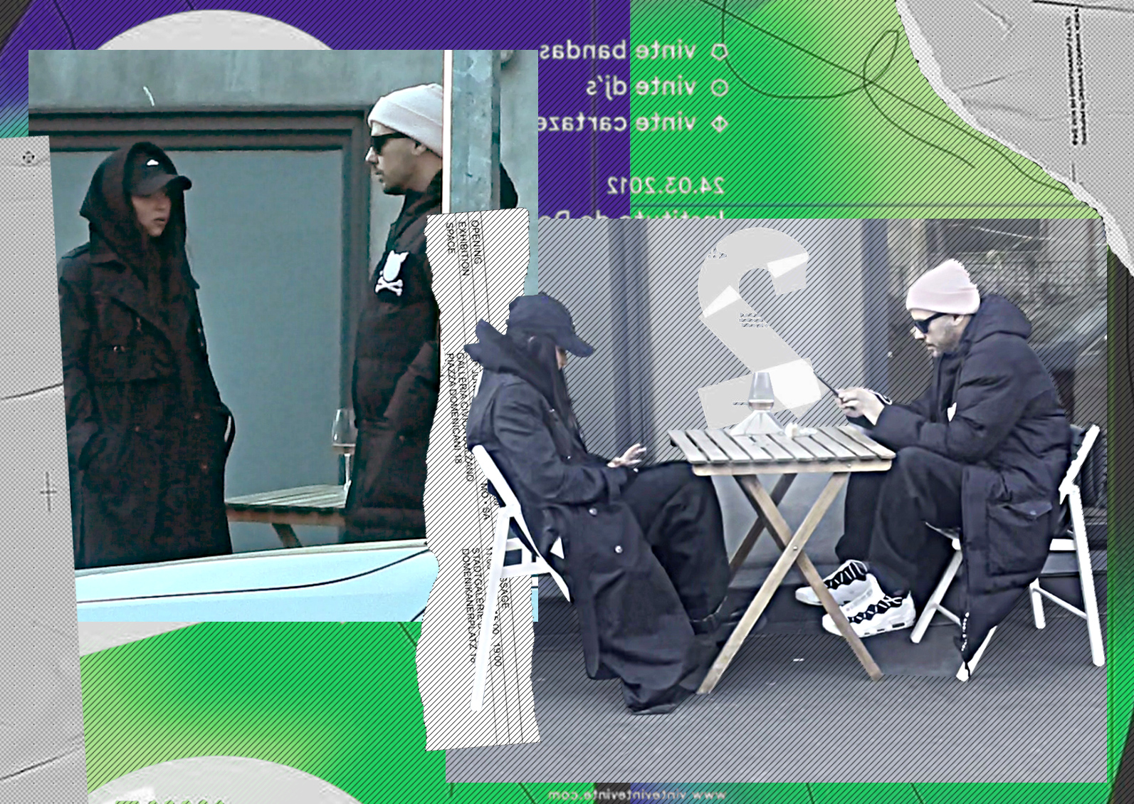 Inna și Deliric, plictisiți, la o terasă din Capitală! A intervenit rutina?