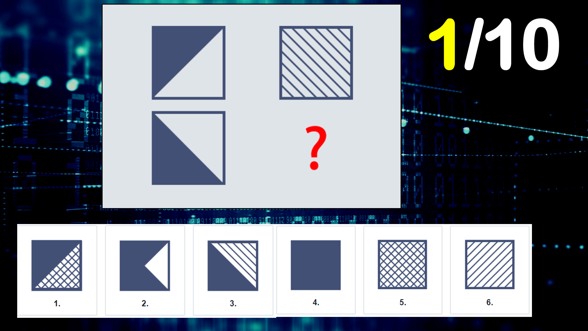 Cel mai tare test IQ | Înlocuiți semnul întrebării cu figura geometrică ...