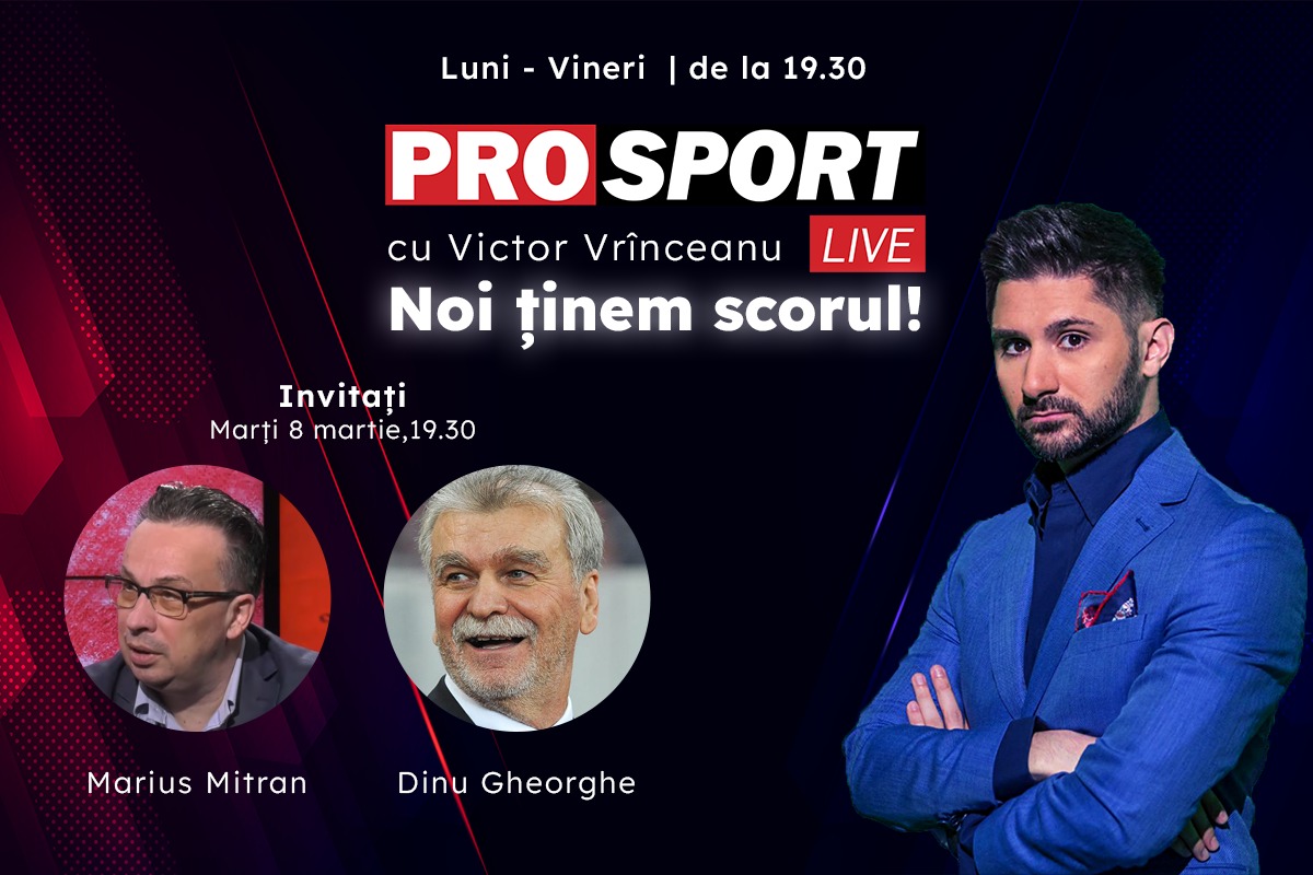 ProSport Live, o nouă ediție premium pe prosport.ro! Dezbatem cele mai ...