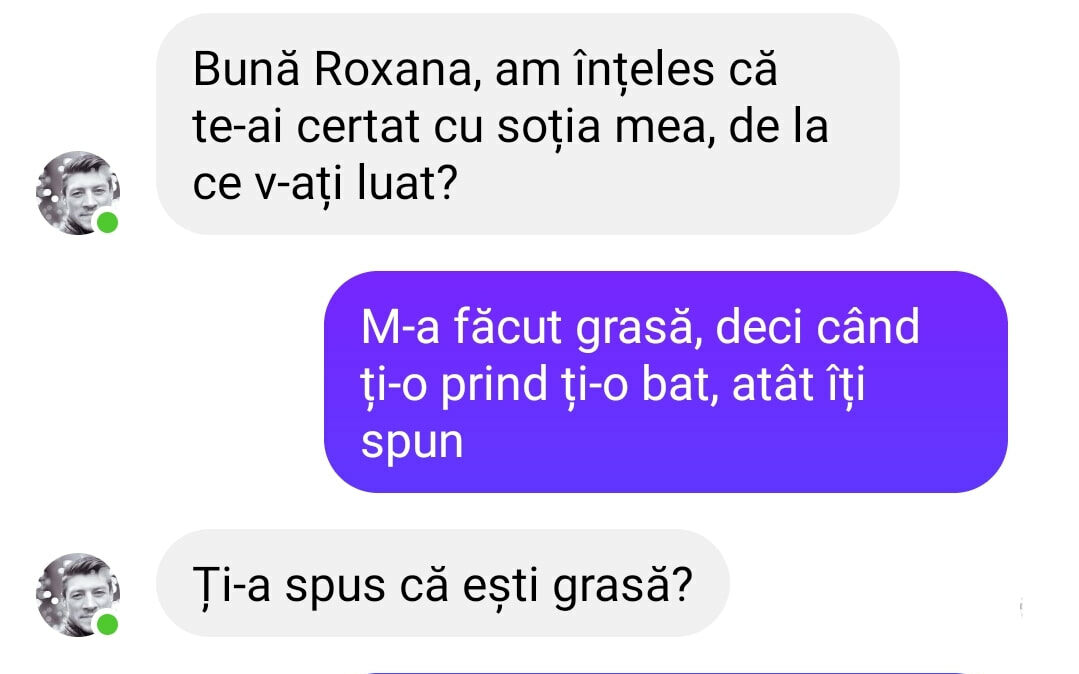 BANC | Am auzit că te-ai certat cu soția mea