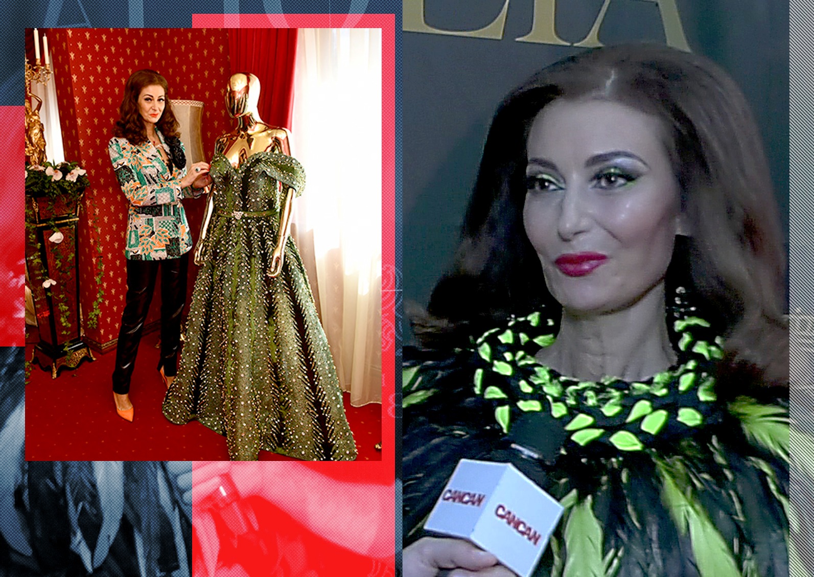 (P) Soția lui Nicolae Badea prezintă în România hainele care au cucerit ...