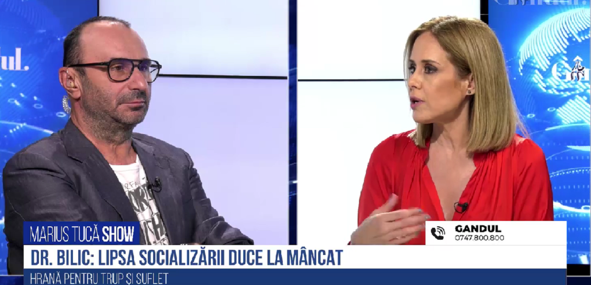 Dr. Mihaela Bilic: „Cred că 80% dintre oameni mănâncă mecanic. Mâncăm ...
