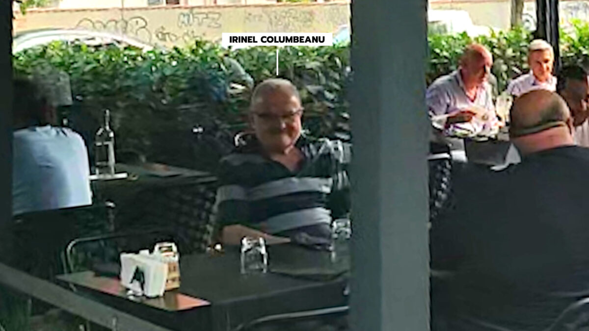 Irinel Columbeanu și Ion Boschet, întâlnire la terasă