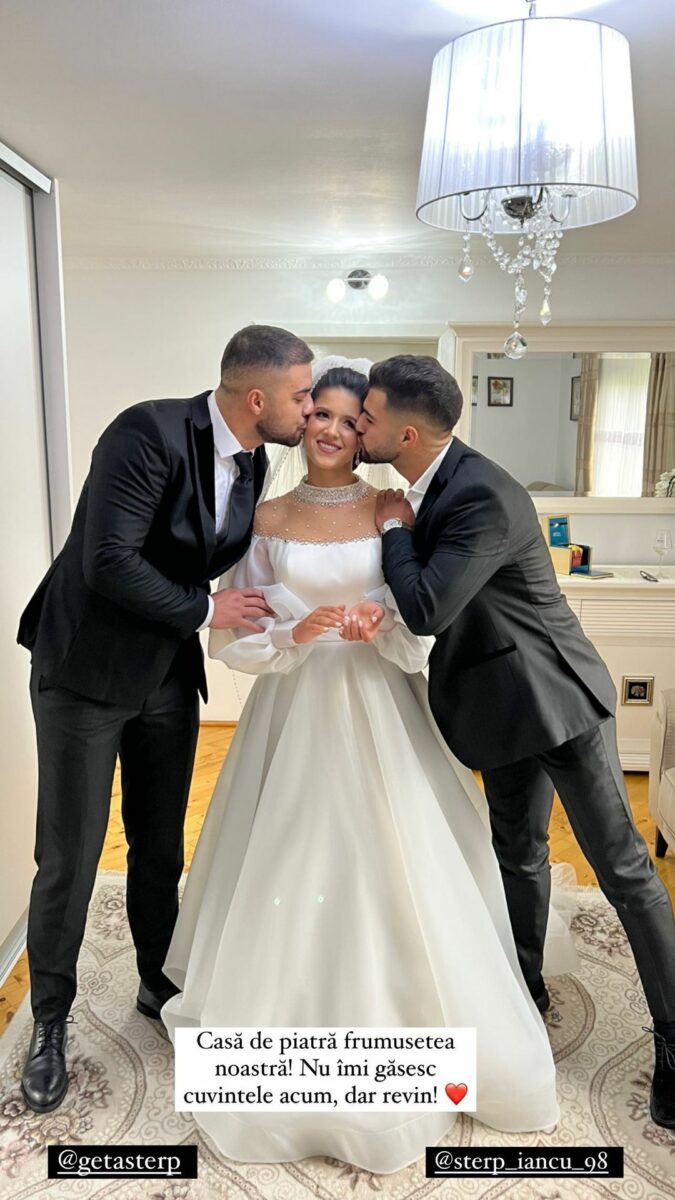 Bucurie mare în familia lui Culiţă Sterp! Sora artistului se mărită. VIDEO