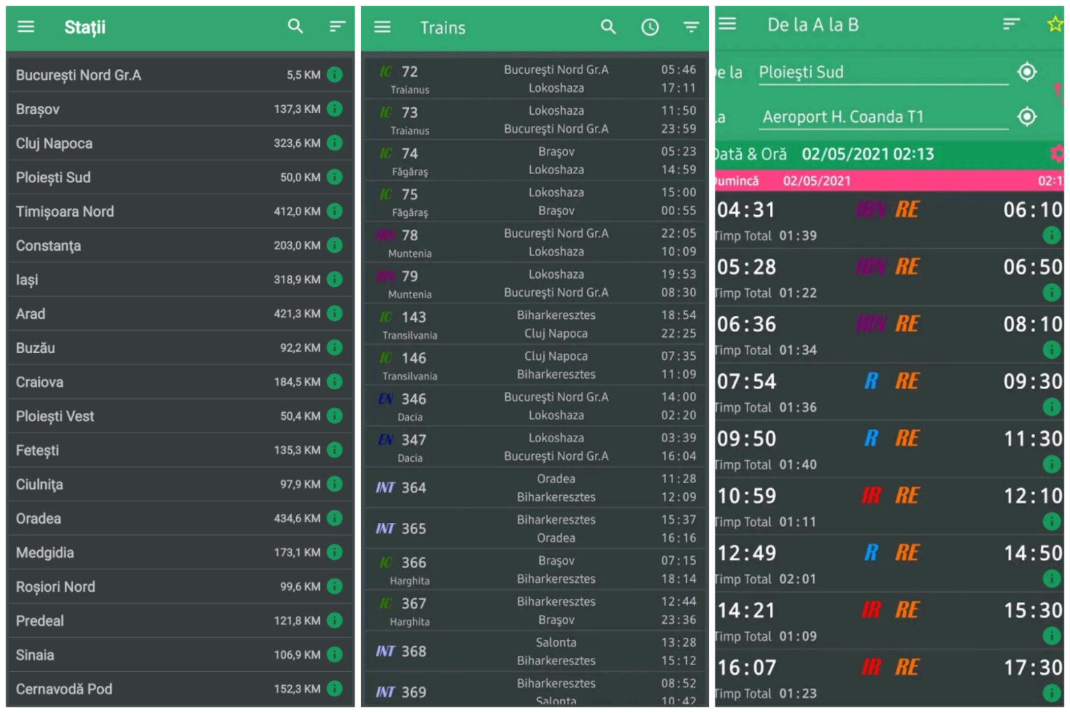 Ce este "Trenul meu", aplicația Infofer prin care poți să cauți și să ...