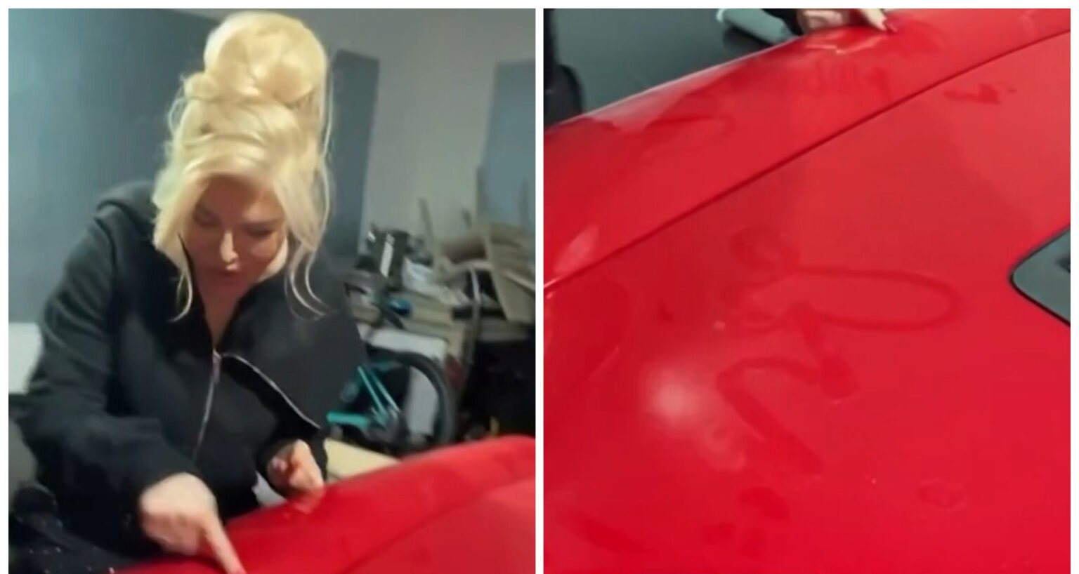 Loredana Groza a dat autograf pe Ferrari-ul semnat de Michael ...