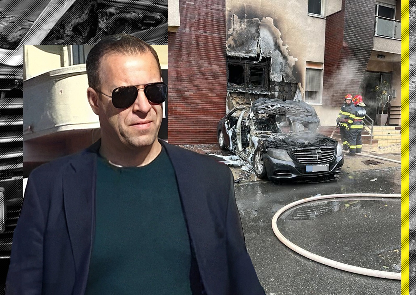 Sorin Astratini, proprietarul mașinii care a luat foc în această ...