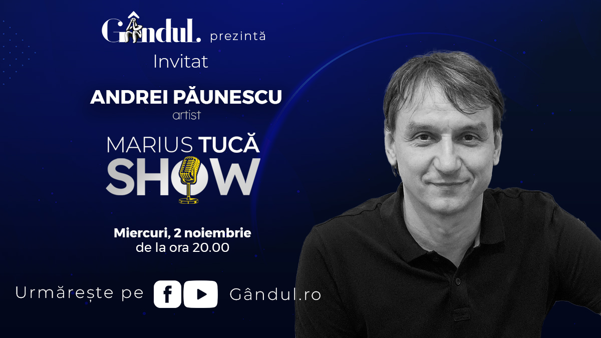 Marius Tucă Show începe miercuri, 02 noiembrie, de la ora 20.00, live ...