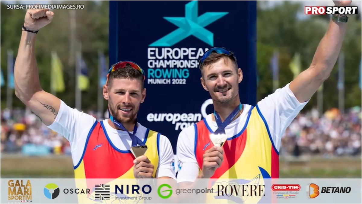 Bucurie la dublu oferită de Cozmiuc și Bejan! Cei doi sunt campioni mondiali la dublu rame masculin