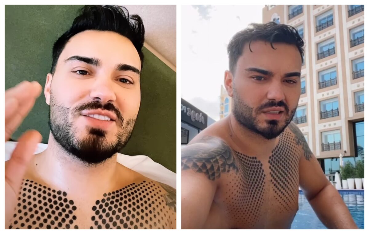 Jador a luat-o pe urmele lui Zanni! Ce și-a tatuat artistul, pe tot pieptul