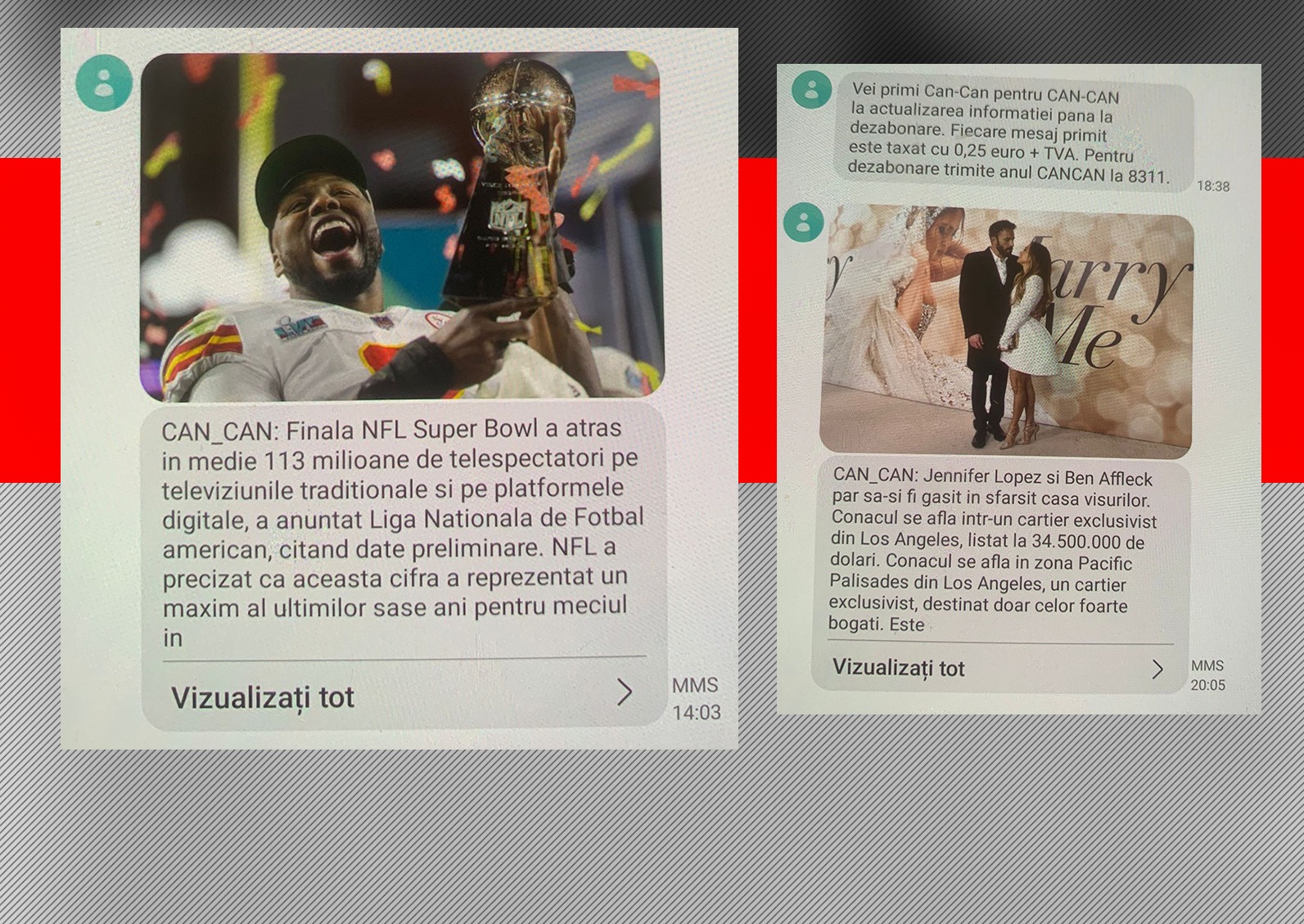 CANCAN.RO nu percepe taxe în schimbul serviciilor pe care le prestează