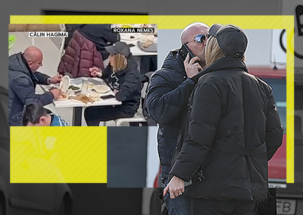 Călin Hagimă a sărutat-o pe Roxana Nemeș în parcare