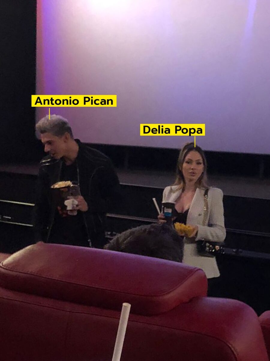 Antonio Pican s-a afișat la un eveniment monden cu Delia Popa