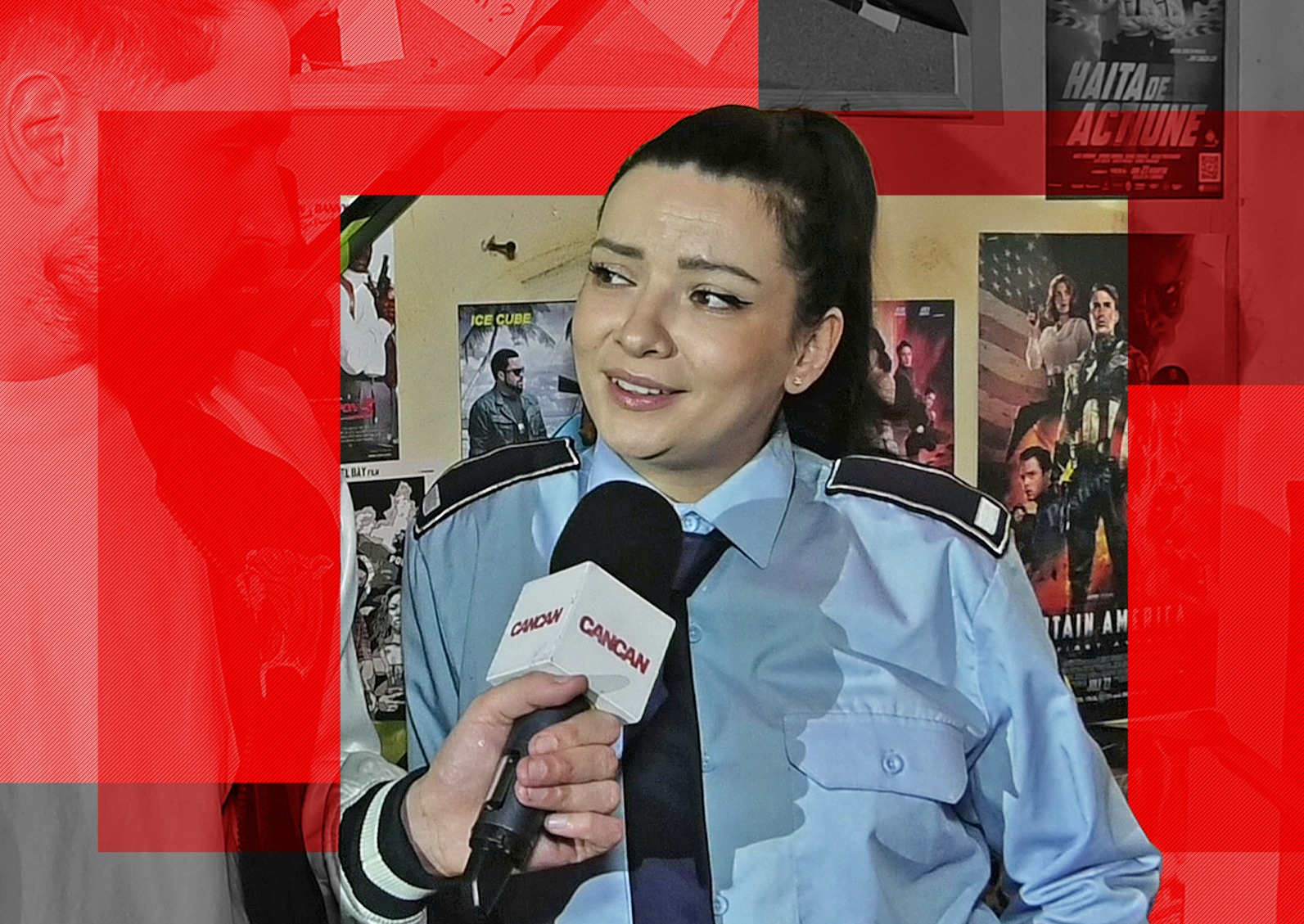 În filme polițistă cu acte, în viață Anca Dinicu nu se dă înapoi de la ...