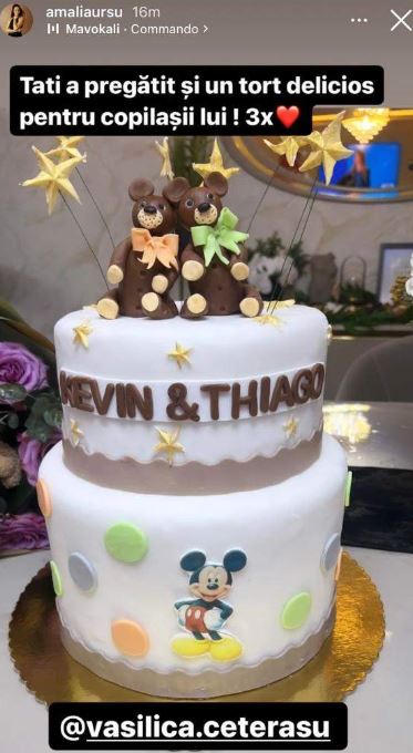 Vasilică Ceterașu și Amalia au ales numele gemenilor. Ce simbolizează?