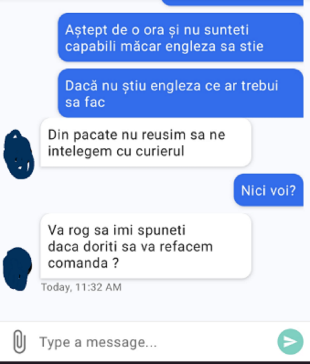 Dialog halucinant între un client și o firmă de curierat: „Din păcate ...