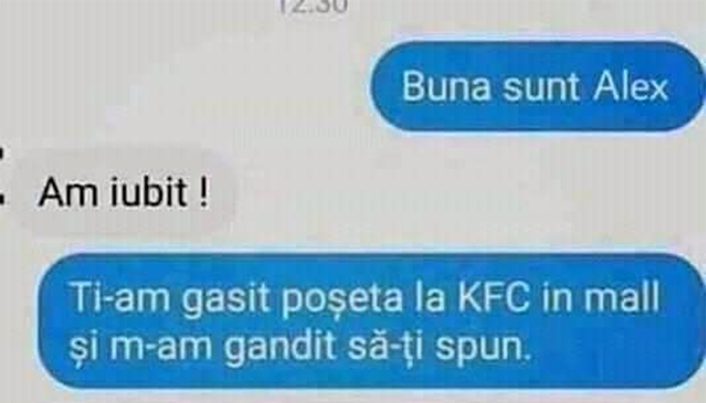 BANCUL ZILEI | "Bună, sunt Alex"