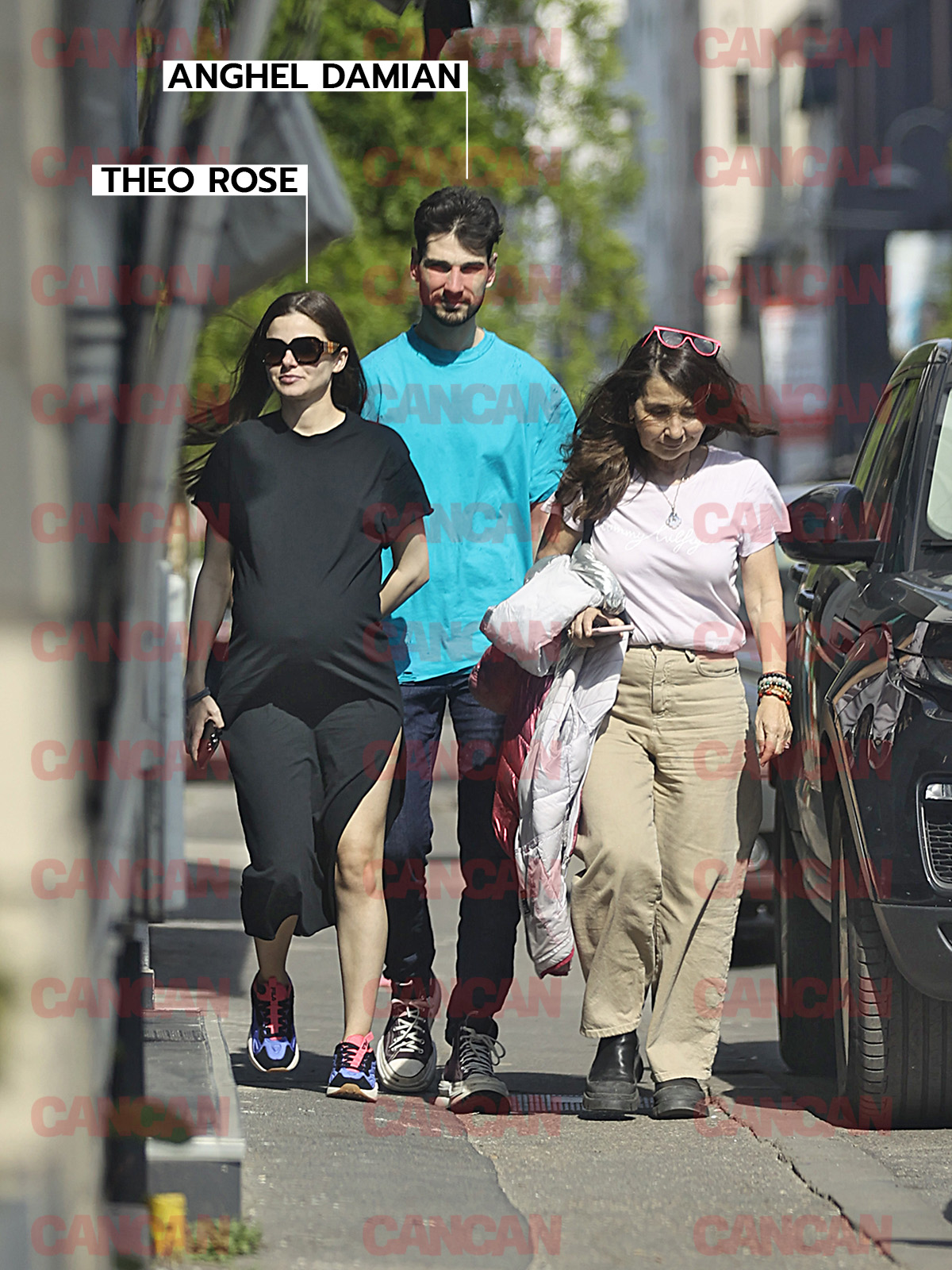 Theo Rose și Anghel Damian s-au relaxat în parc