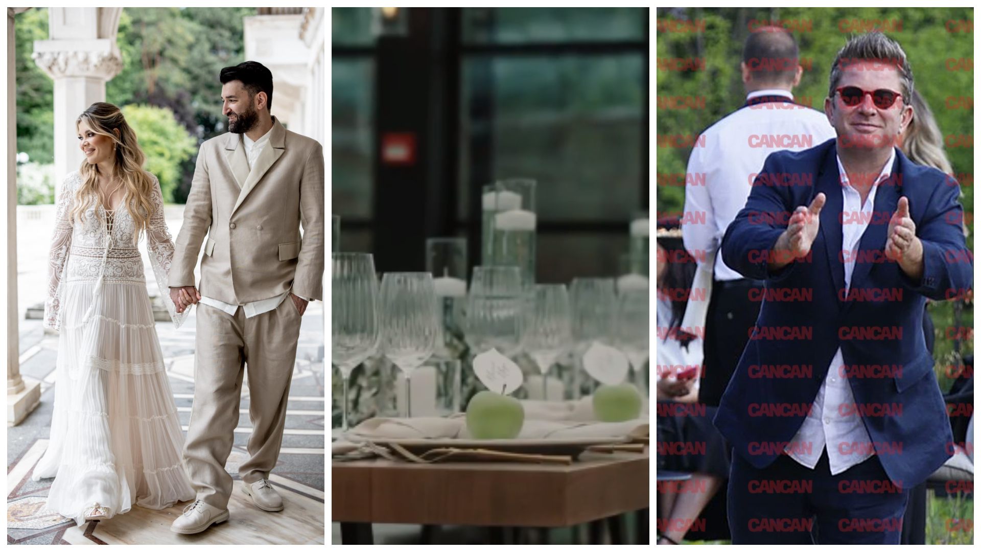 Primele imagini de la nunta lui Smiley cu Gina Pistol! Ce mesaje a ...