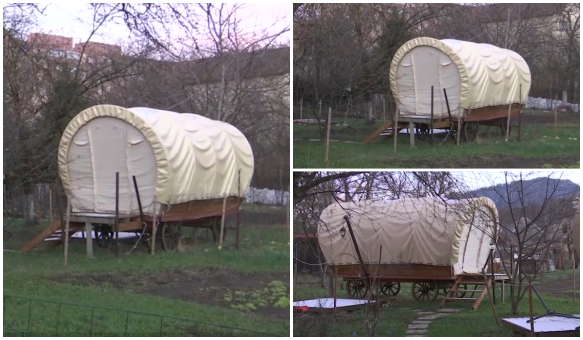 Cât costă să dormi într-o căruță, în inima Brașovului. Prețul imens ...