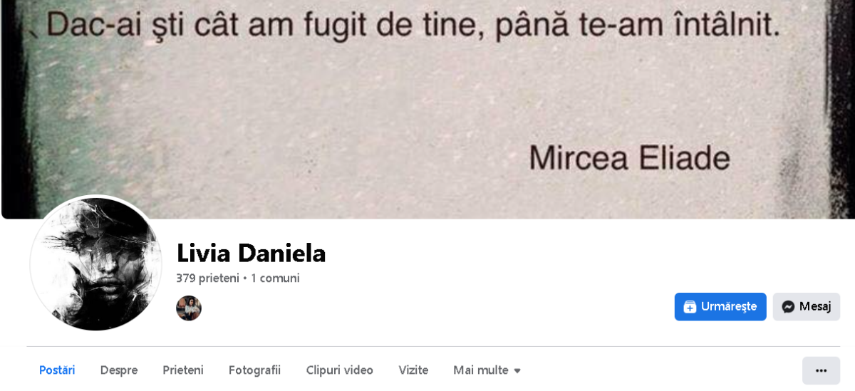 Gestul bizar făcut de Livia, la scurt timp după ce l-a părăsit pe ...