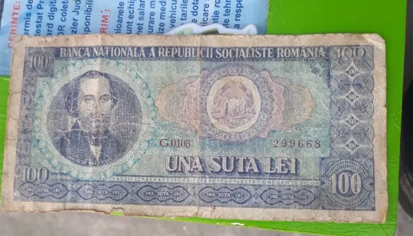 Mai știi celebra bancnotă de 100 de lei cu chipul lui Bălcescu? Cu ce sumă de bani se vinde acum ...