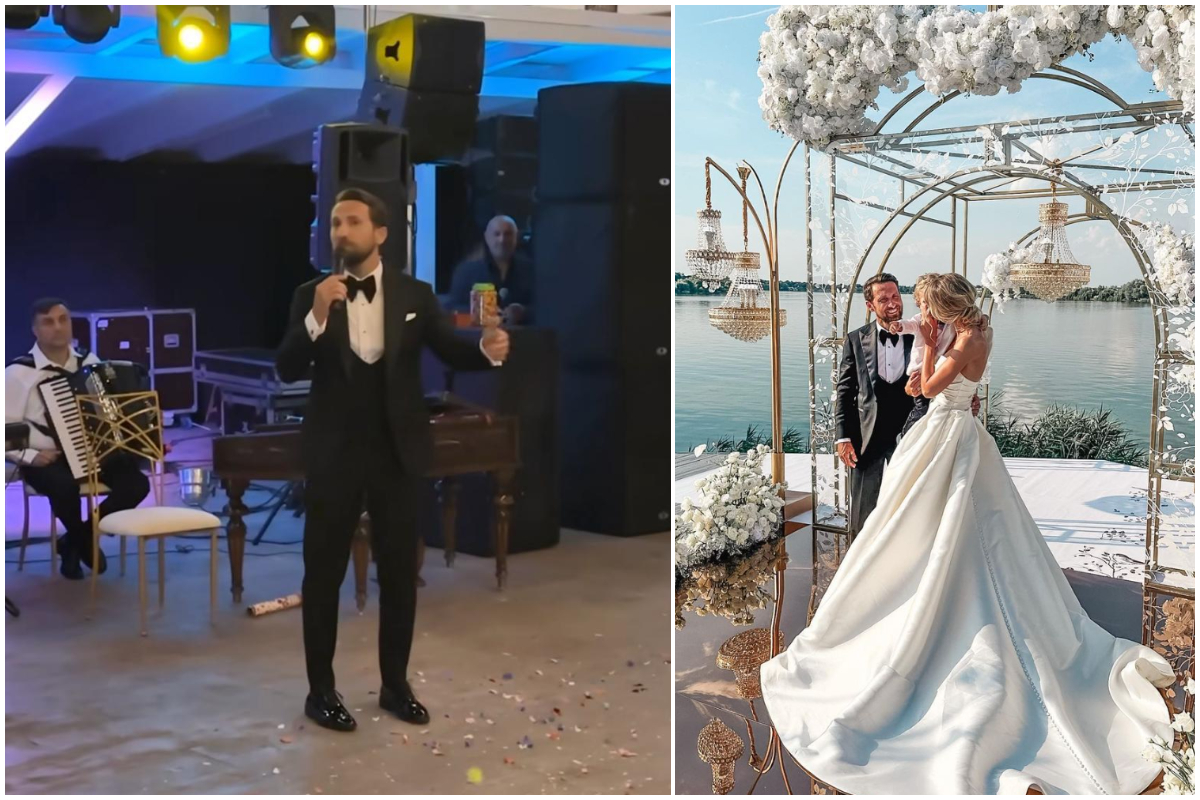 Dani Oțil a ținut un discurs în toiul nunții! Invitații s-au distrat ...