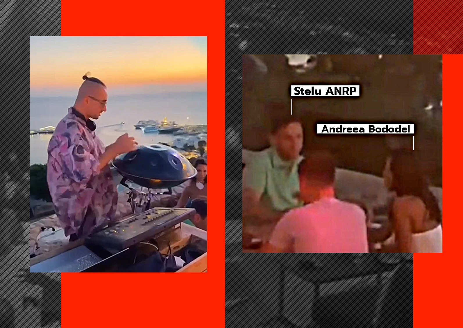 Gheorghe Stelian, zis Stelu ANRP, s-a distrat la Mykonos cu Andreea Bododel