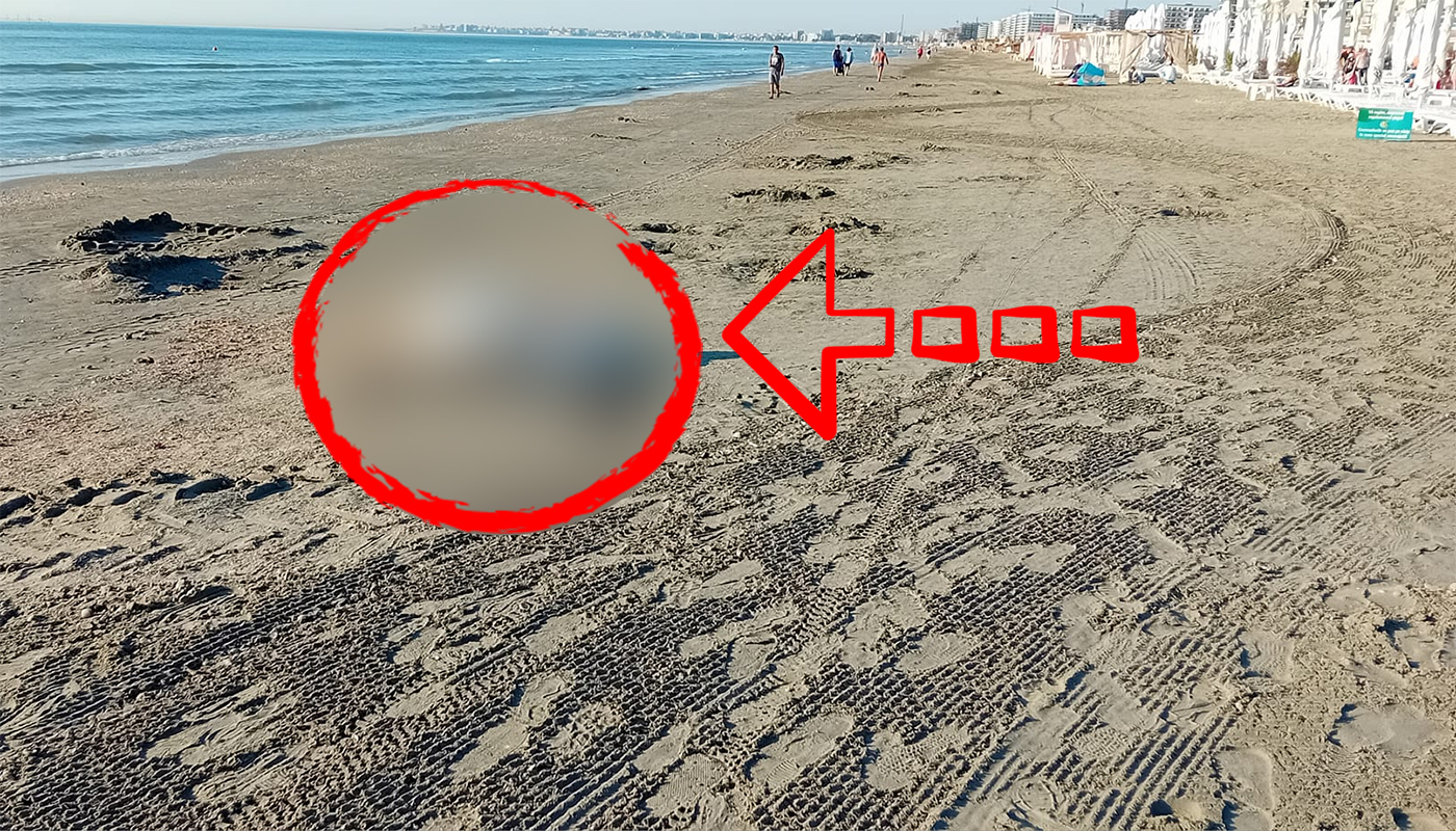 Imagini ireale în stațiunea Mamaia. Ce a fotografiat un turist, pe ...